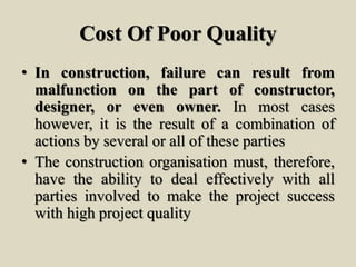 Poor Quality Construction