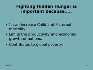Hidden hunger | PPT