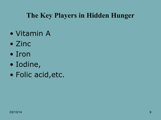 Hidden hunger | PPT