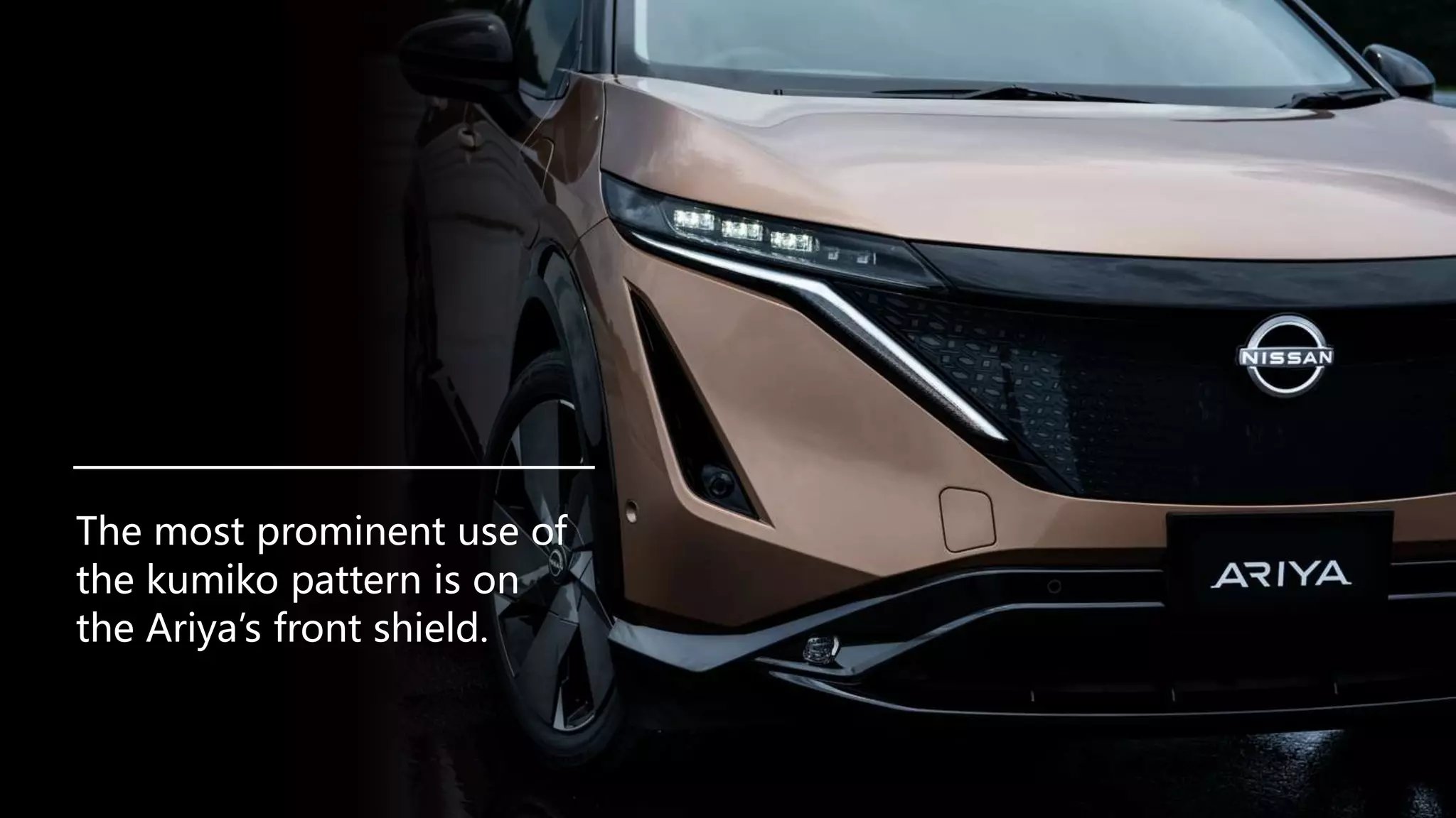 Hidden in plain site - kumiko and sakura patterns on the Nissan Ariya ...