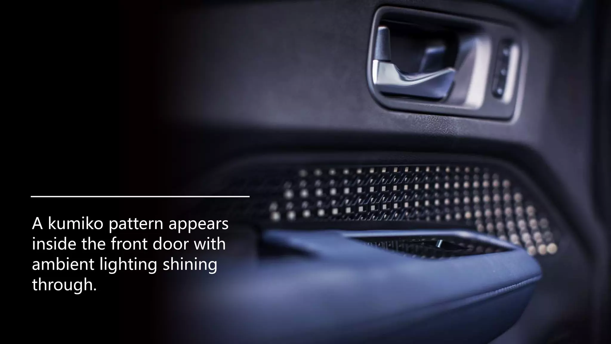 Hidden in plain site - kumiko and sakura patterns on the Nissan Ariya ...