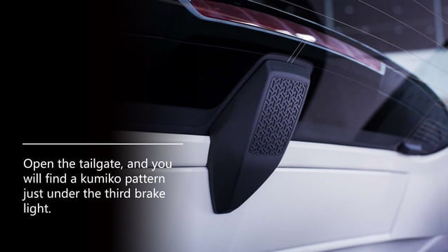 Hidden in plain site - kumiko and sakura patterns on the Nissan Ariya ...