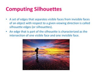 Hidden line removal algorithm | PPTX