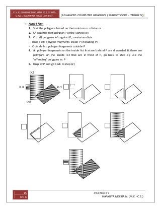 Chapter-6: Hidden lines & surfaces | PDF