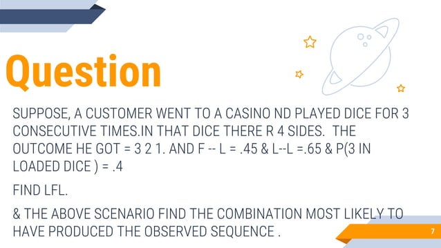 Hidden Markov Model | PPTX | Technology & Computing