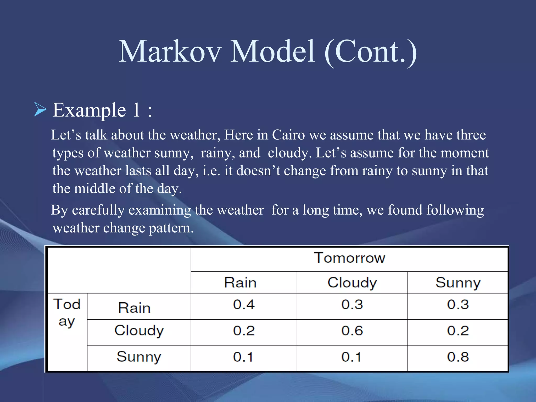Hidden markov model | PPTX