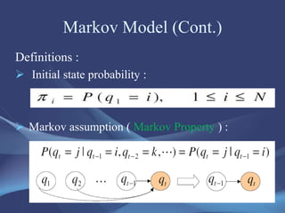 Hidden markov model | PPTX