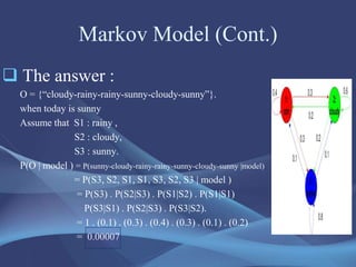 Hidden markov model | PPTX