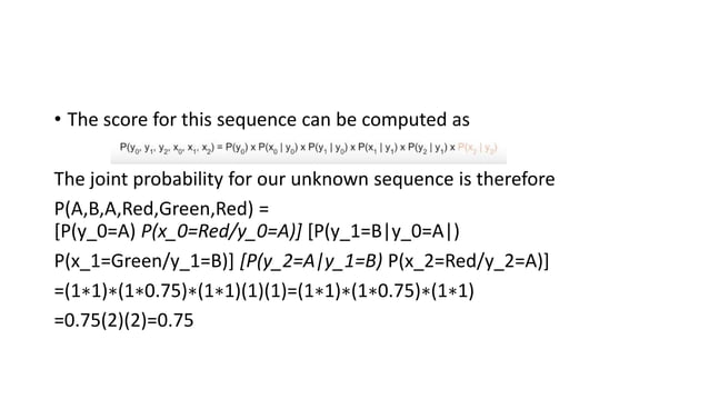 Hidden Markov Model Ppt
