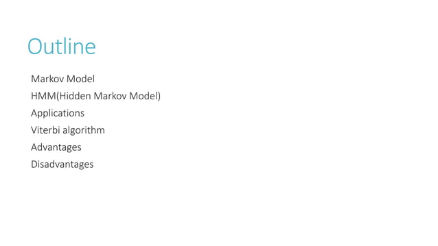 Hidden markov model | PPTX