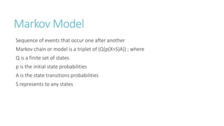 Hidden markov model | PPTX