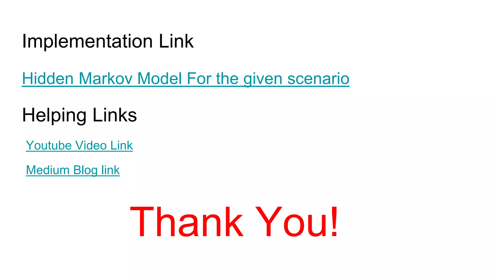 Hidden markov models | PPTX