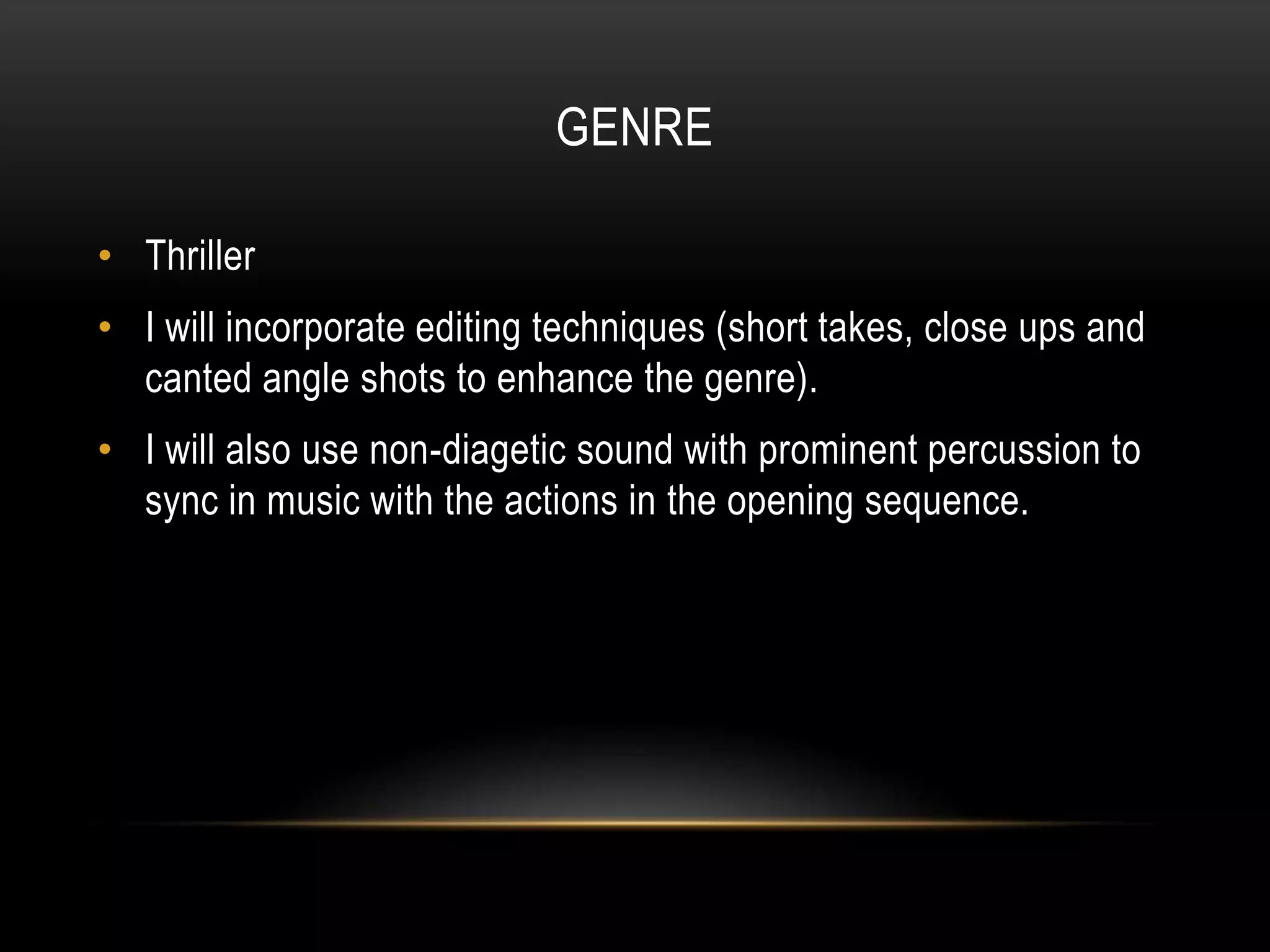 Opening Sequence Pitch Presentation PowerPoint | PPT