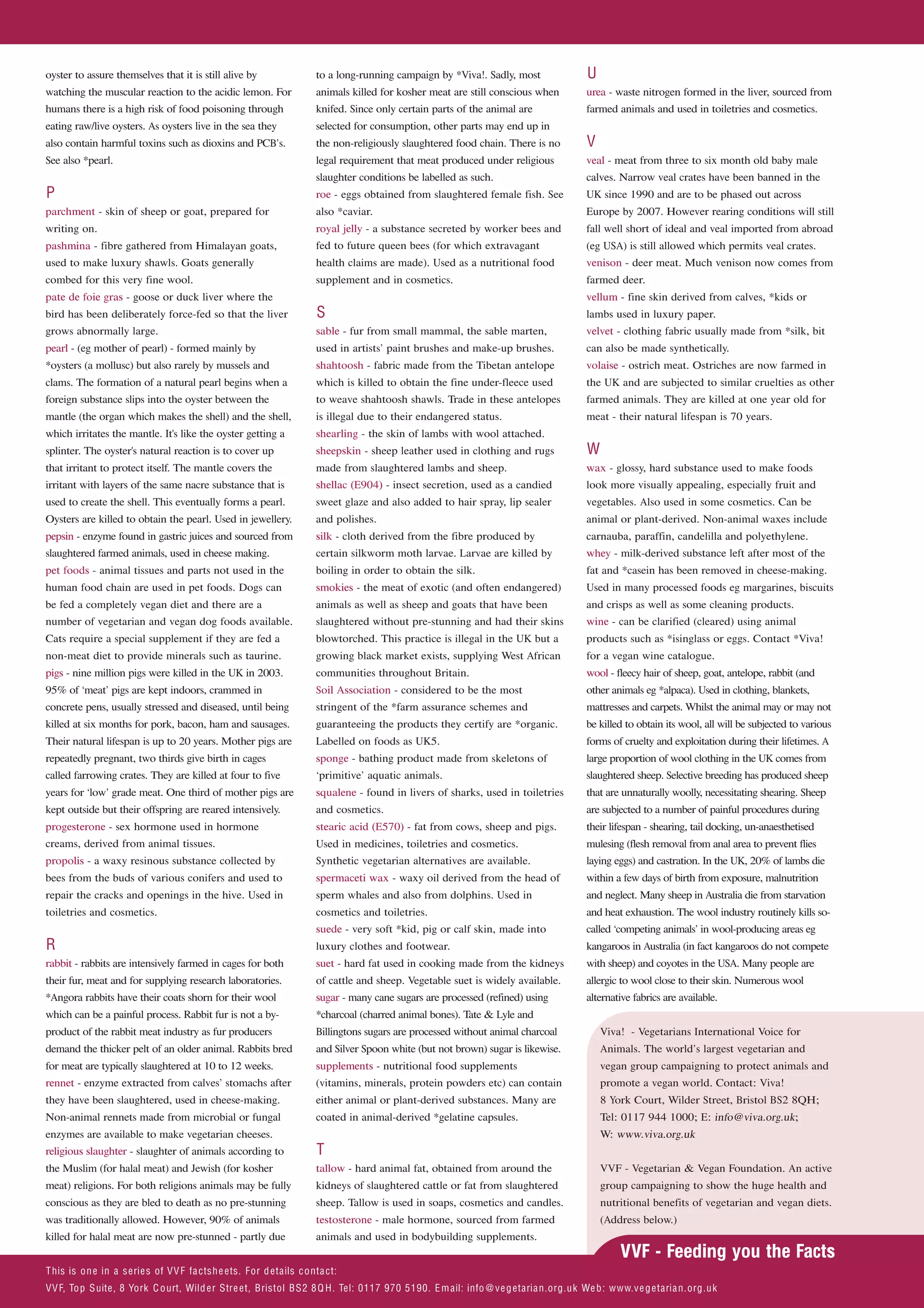 Hidden Nasties Factsheet | PDF
