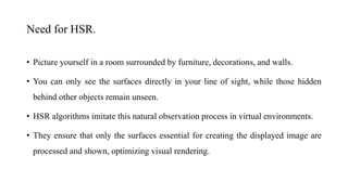 HIDDEN SOLID REMOVAL ALGORITHM IN COMPUTER GRAPHICS FOR IMAGE ...