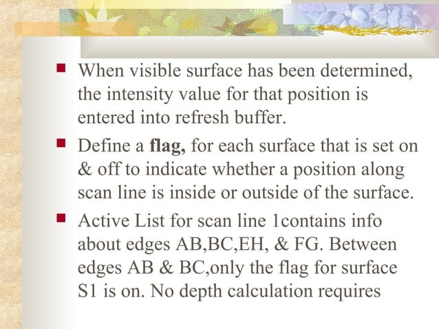Hidden surfaces | PPT