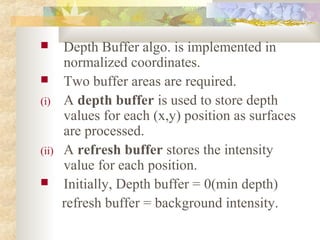 Hidden surfaces | PPT