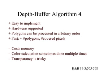 Hidden_surfaces.pdf | 3-D Graphics | Computer Software and Applications