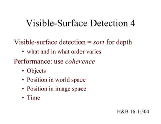 Hidden_surfaces.pdf | 3-D Graphics | Computer Software and Applications