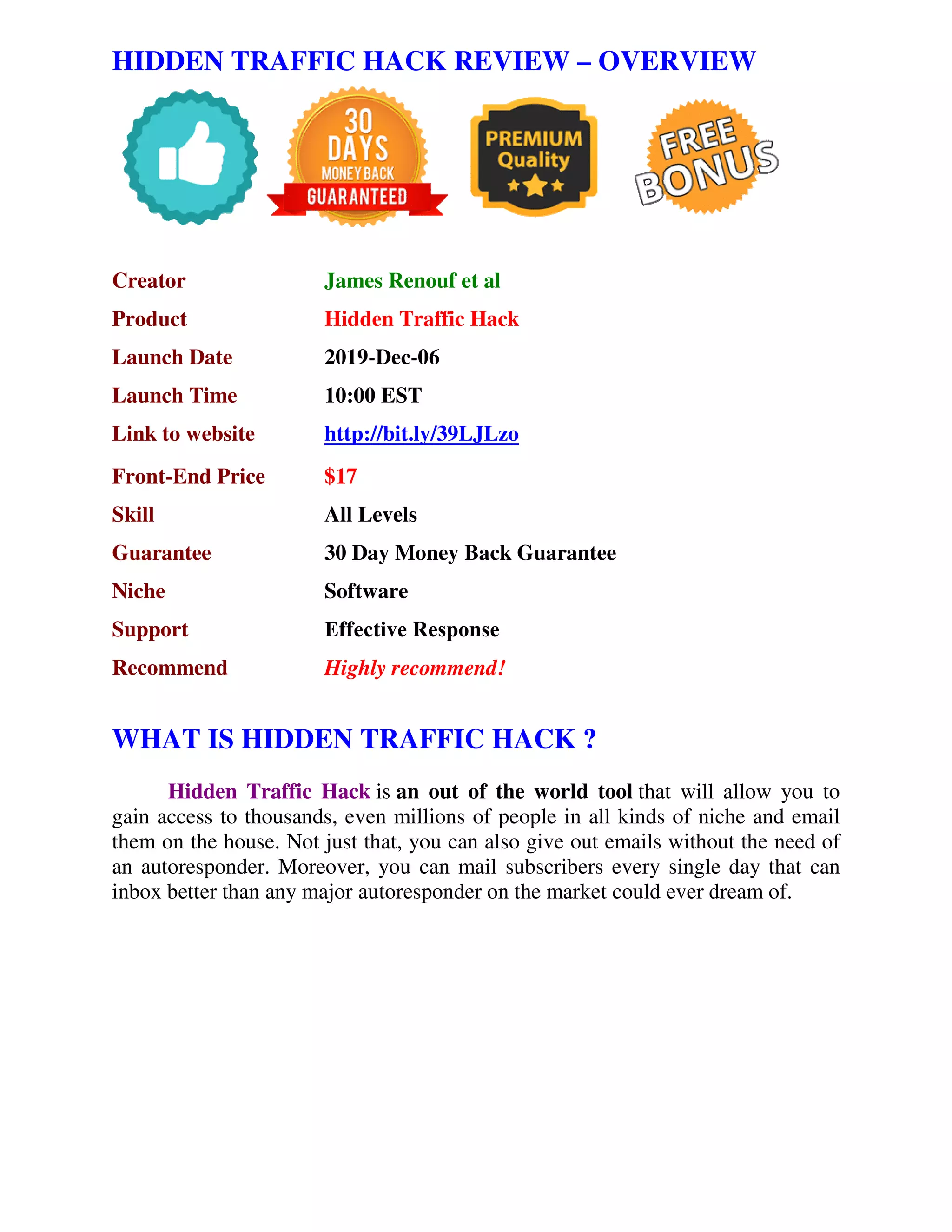 Hidden traffic hack | PDF
