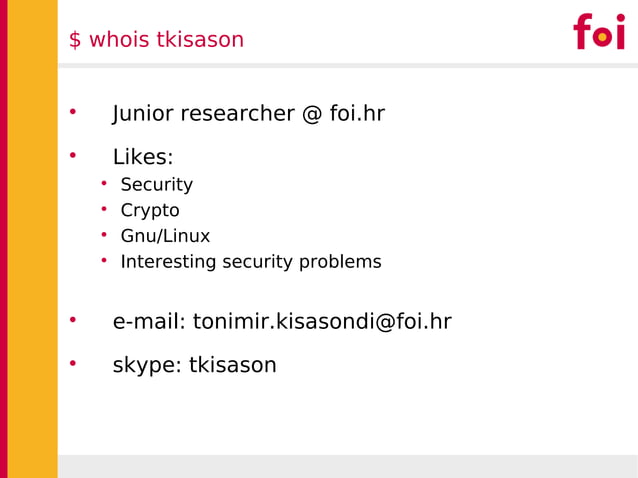 Hide and seek - interesting uses of forensics and covert channels. | PDF