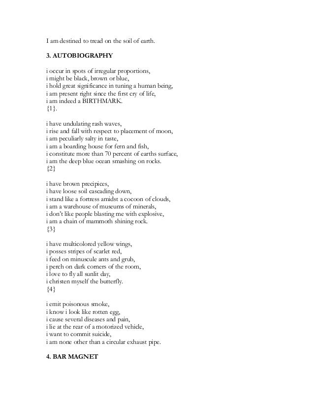 Hide and Seek - part 1 - Rhyming & Non Rhyming Poems