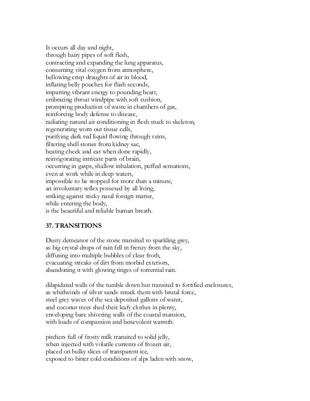 What Is A Non Rhyming Poem Called