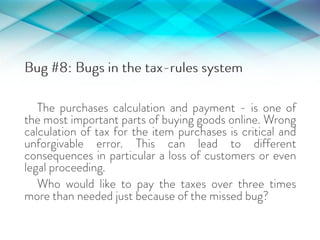 Hide And Seek With Bugs or 8 Most Common Issues In Magento Website | PPT