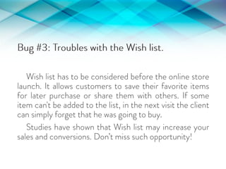 Hide And Seek With Bugs or 8 Most Common Issues In Magento Website | PPT