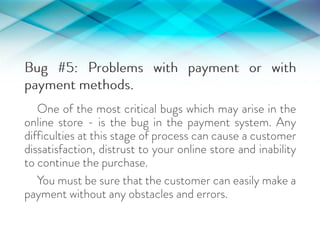 Hide And Seek With Bugs or 8 Most Common Issues In Magento Website | PPT