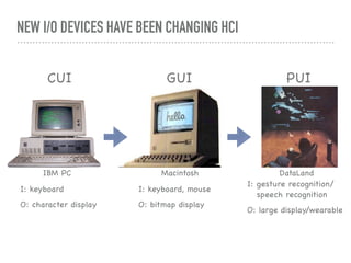 USING VISION SENSORS FOR INNOVATIVE HCI | PPT