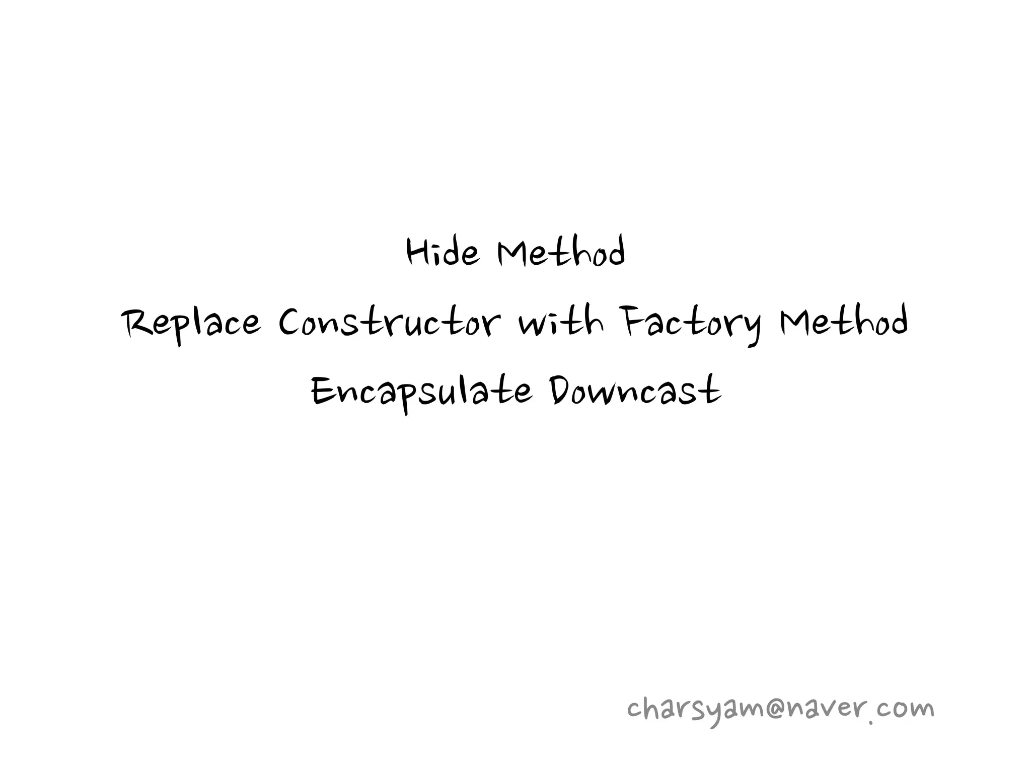 Hide method | PPT
