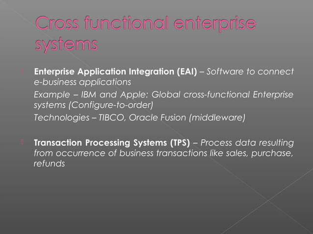 Enterprise business systems1 | PPT