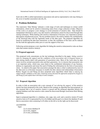 Hiding sensitive association_rule.pdf. | PDF | Databases | Computer Software and Applications