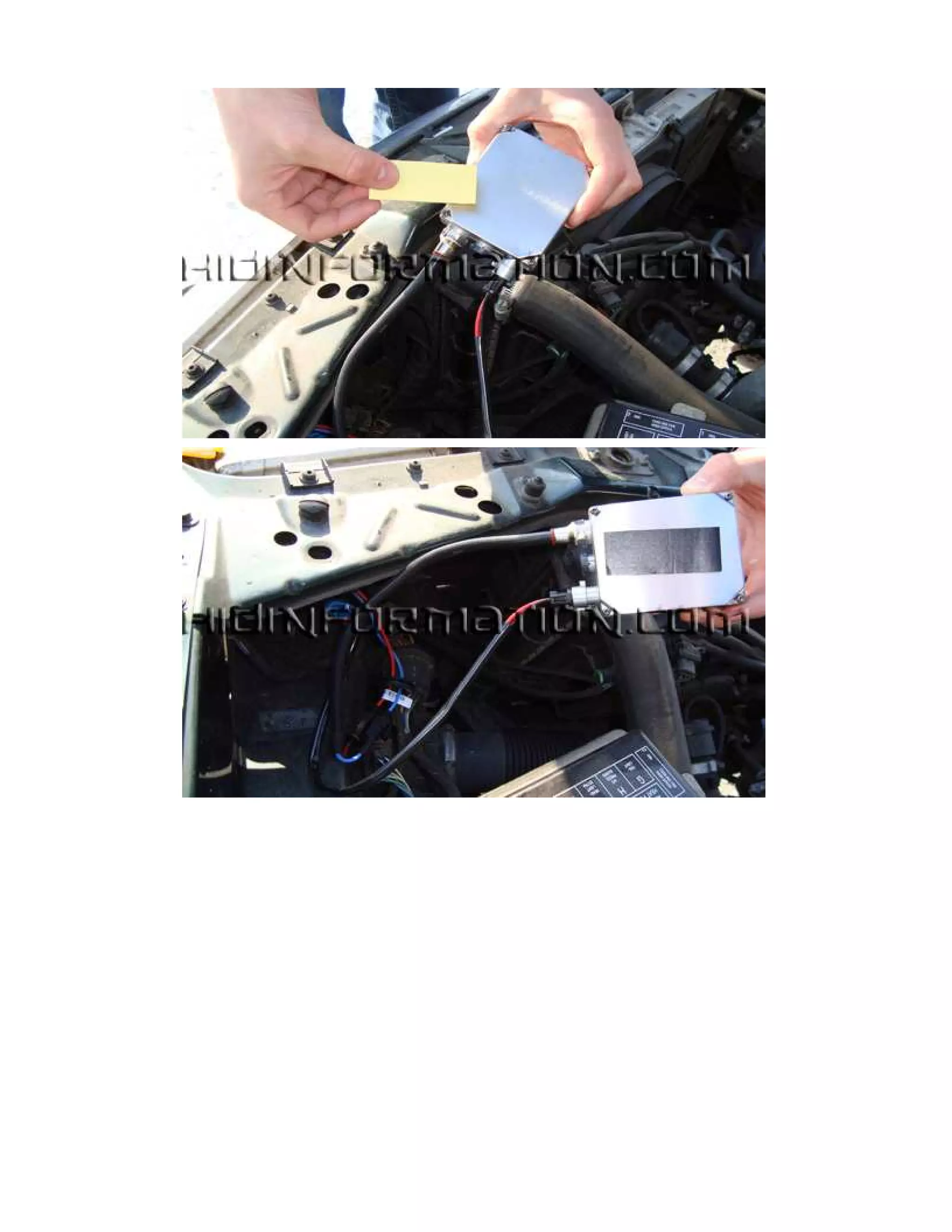 HID Kit installation instructions without relay | PDF