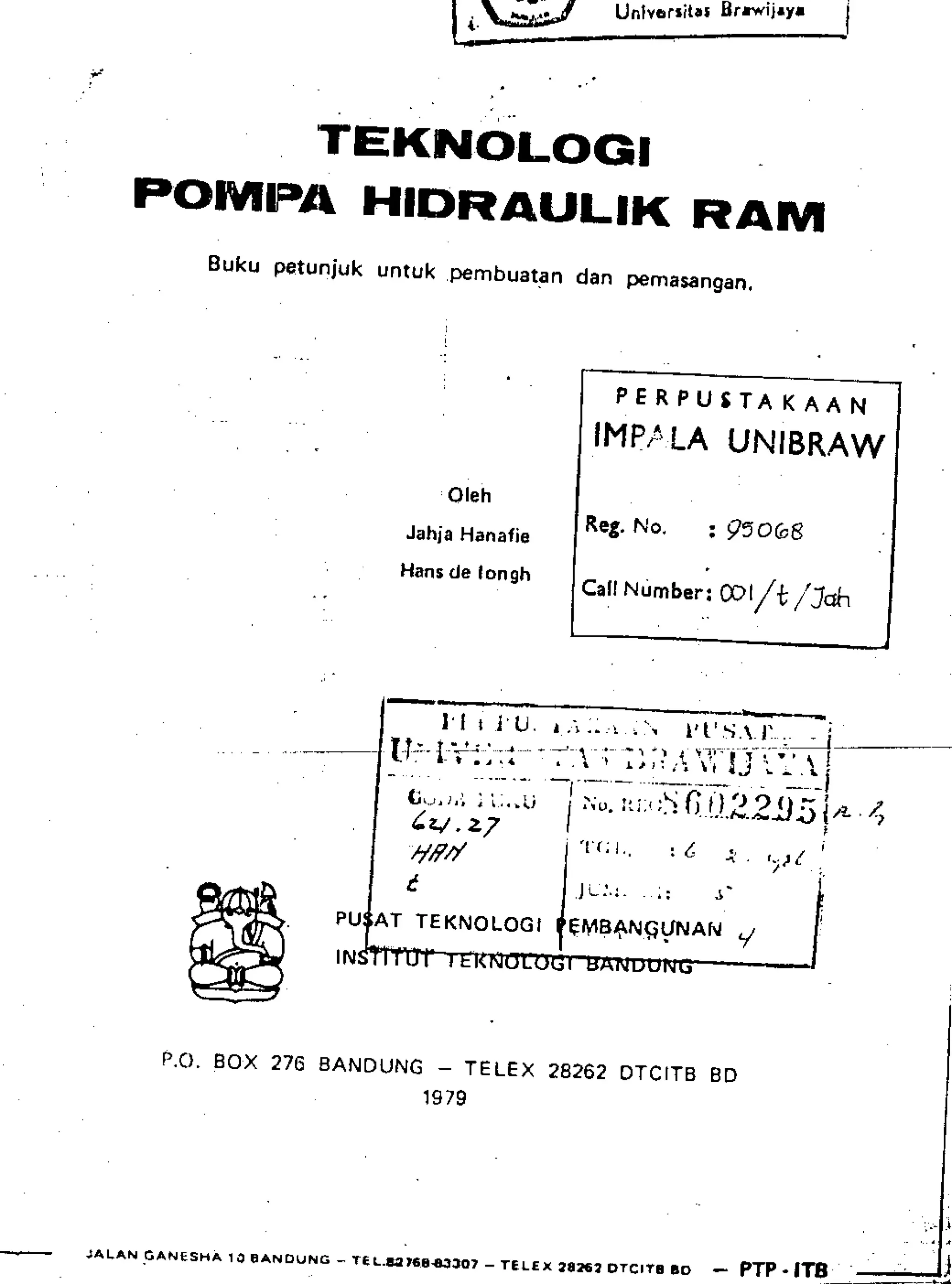 Teknologi Pompa Hidraulik Ram | PDF