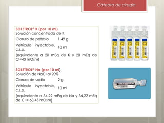 Hidratacion parenteral | PPTX