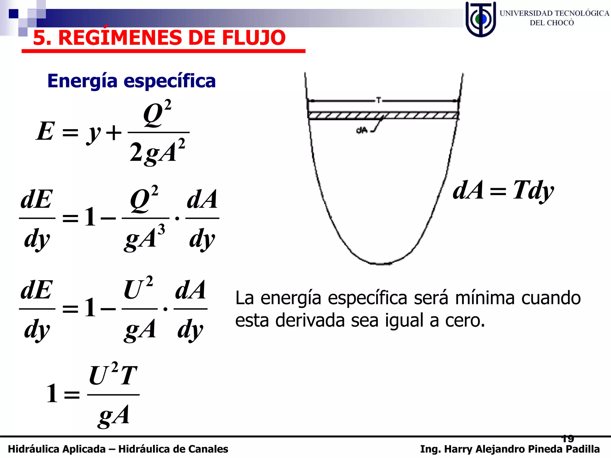 Hidraulica De Canales Flujo Uniforme Y Critico Ppt
