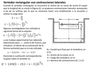 Hidraulica 1 cap 5 vertedores y compuetas 2013_1_2 | PDF