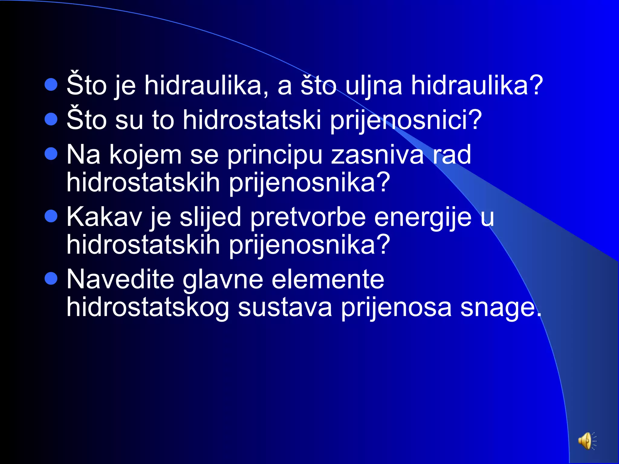 Hidraulika I Pneumatika 1. Pr | PPT