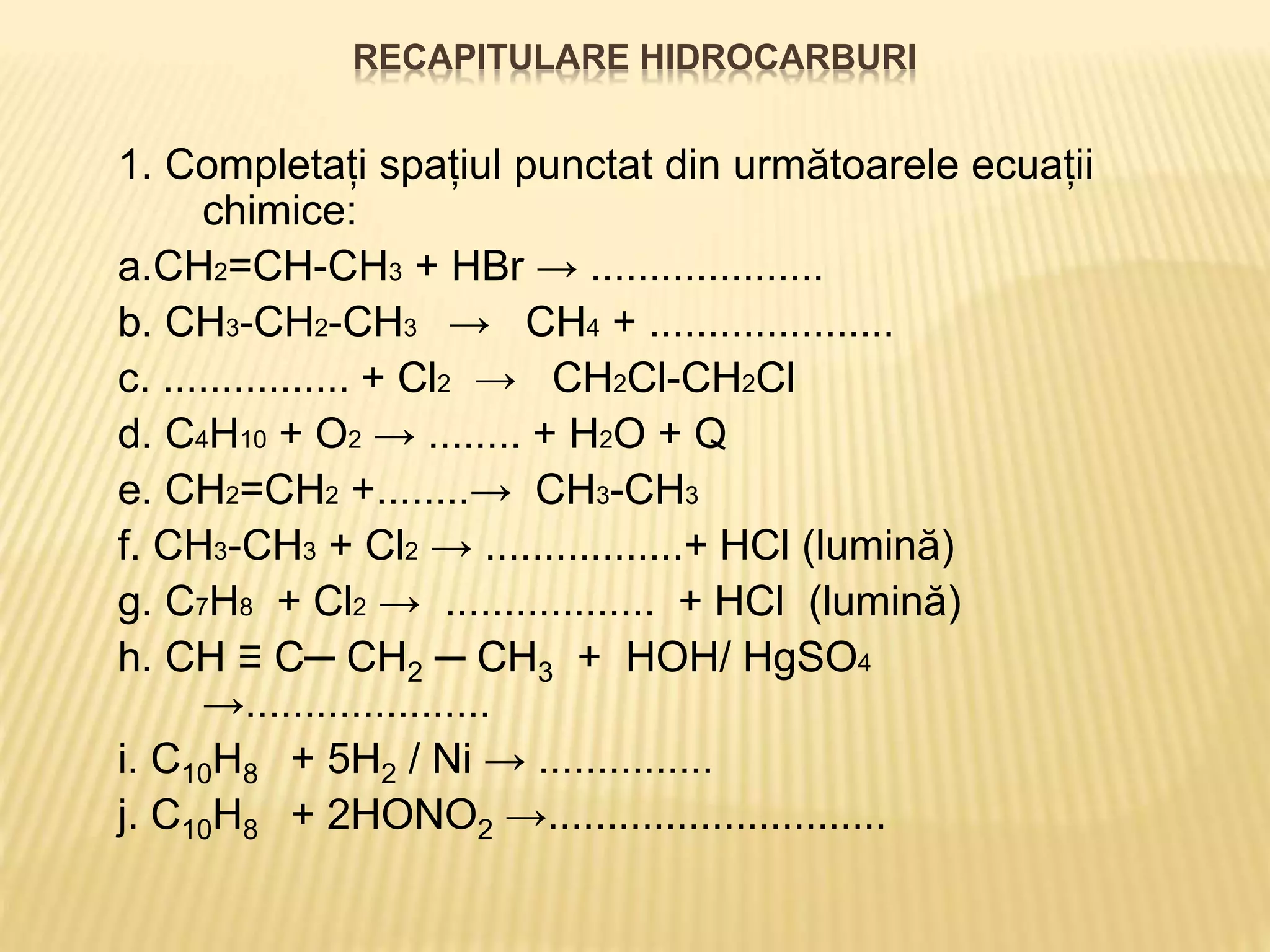 Hidrocarburi | PPTX