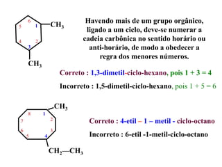 Hidrocardonetos, Funções Oxigenadas, Nitrogenada e Reações Organicas ...