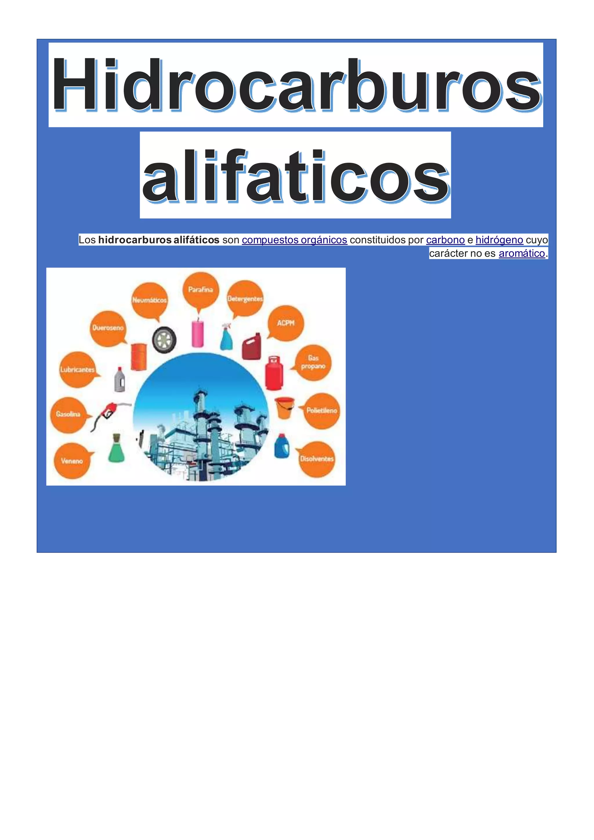 Hidrocarburos Alifaticos | PDF