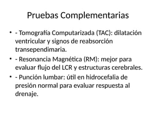 Hidrocefalia Conceptos generales de neurocirugía | PPTX