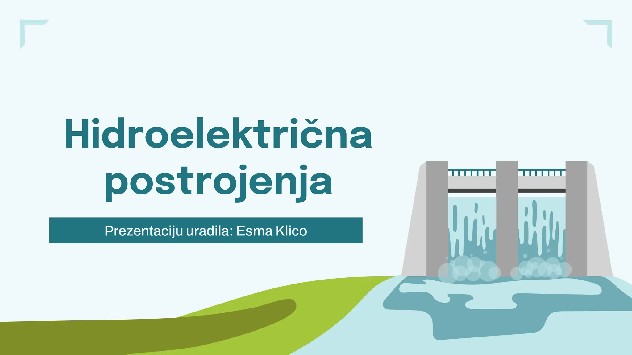 Hidroelektrična postrojenja prezentacija | PPTX