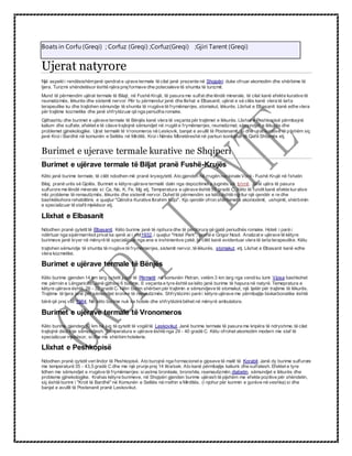 Hidrografia e trevave shqiptare | DOCX