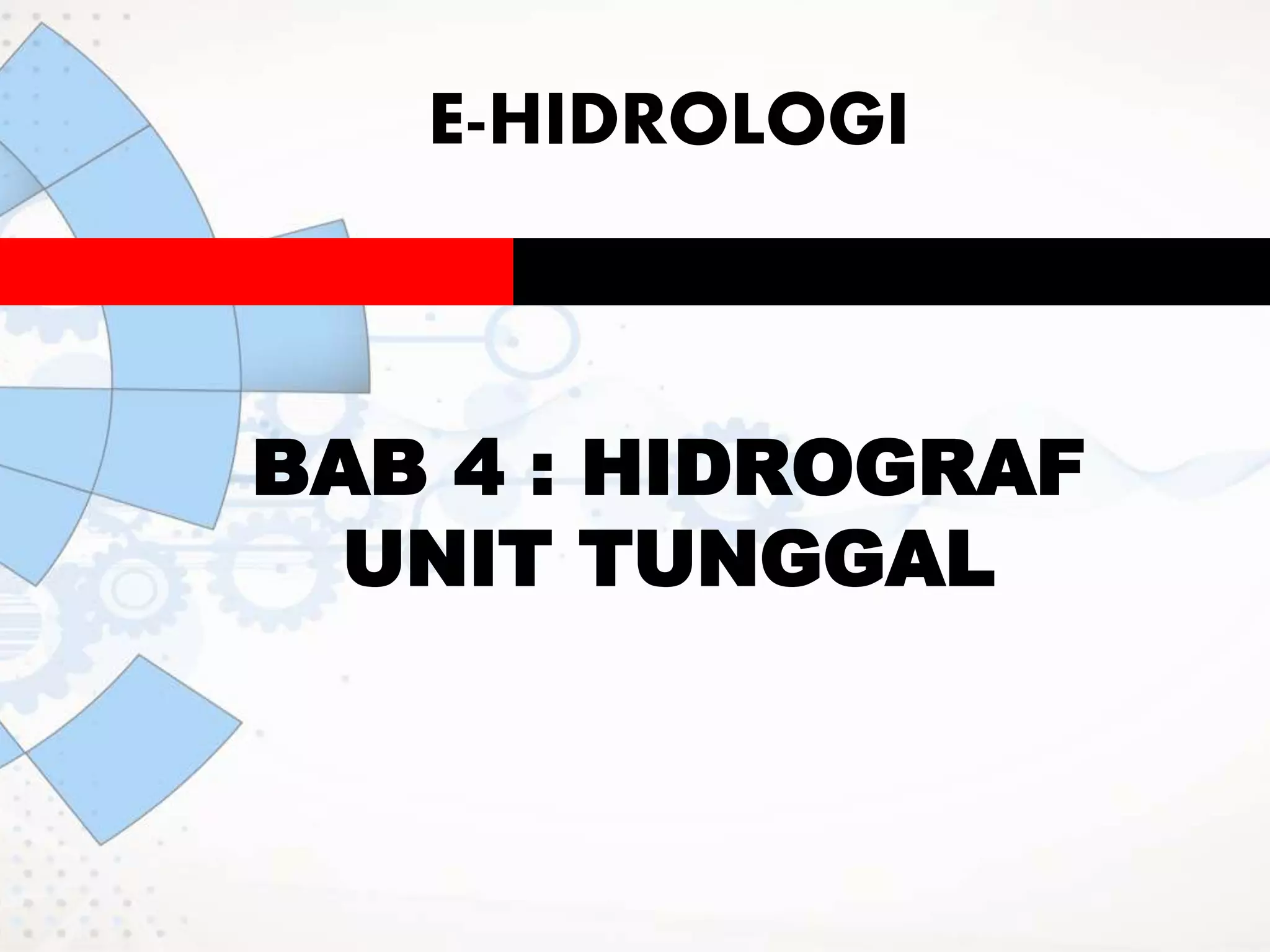 Hidrograf unit tunggal | PPTX