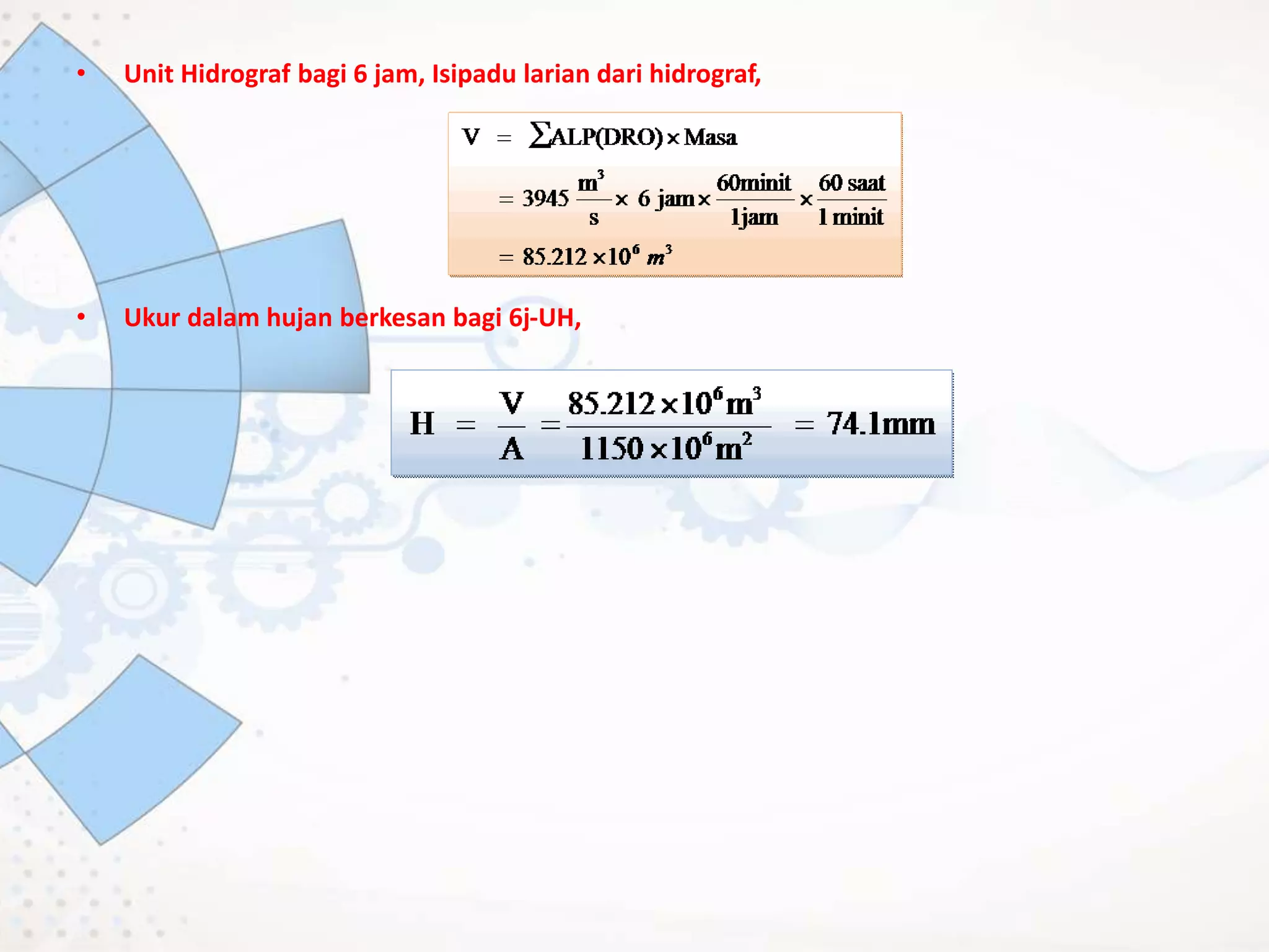 Hidrograf unit tunggal | PPTX