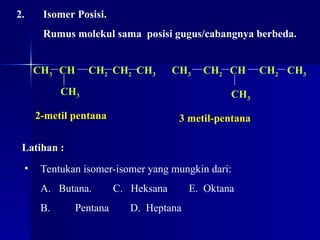 Hidrokarbon : Kekhasan alkana alkena alkuna.ppt