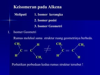 Hidrokarbon : Kekhasan alkana alkena alkuna.ppt